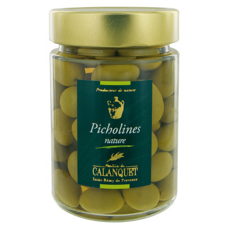 Plain Picholine olives 175 g|Moulin du Calanquet